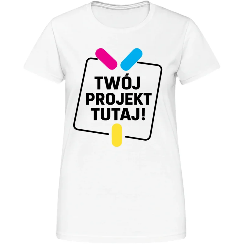 Koszulka damska z własnym nadrukiem-190g - Shirtme